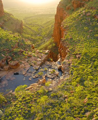RUGGED CLIFFS GULLIES ANCIENT SEDIMENTARY ROCK Editorial Stock Photo ...