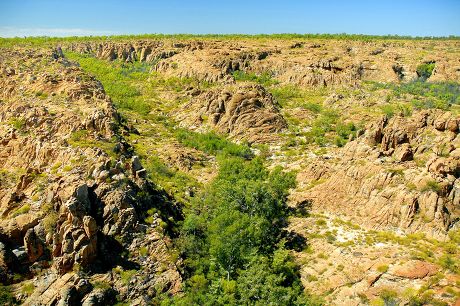 Watercourse Through Dissected Sandstone Near Lost Editorial Stock Photo ...