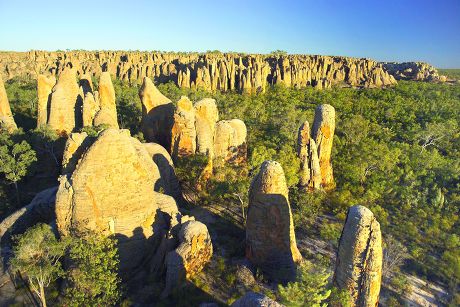 Pillars Sandstone Lost City Escarpment Broadmere Editorial Stock Photo ...