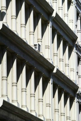 Architectural Detail Cast Iron Columns On Editorial Stock Photo - Stock ...