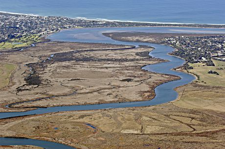 Barwon River Aerial Image Barwon Heads Editorial Stock Photo - Stock ...