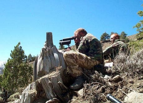 Royal Marines 45 Commando Observation Post Editorial Stock Photo ...