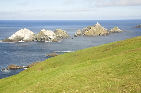 Muckle Flugga Lighthouse Hermaness Unst Shetland Editorial Stock Photo ...