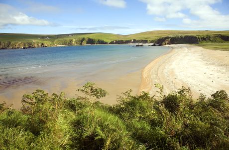 Sandy Beach Burrafirth Unst Shetland Islands Editorial Stock Photo ...