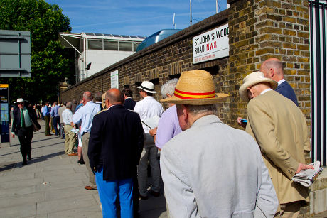 Mcc Members Queue First Test Match Editorial Stock Photo - Stock Image ...