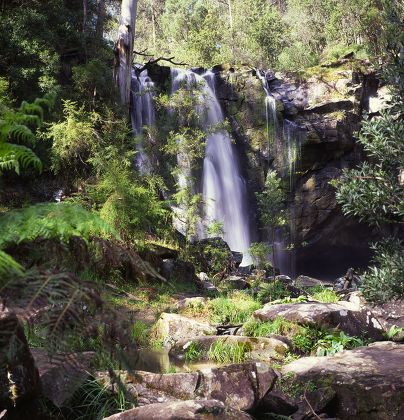 Phantom Falls Waterfall Angahooklorne State Park Editorial Stock Photo ...
