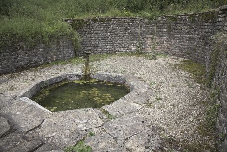 Temple Springs Chedworth Roman Villa Near Editorial Stock Photo - Stock ...