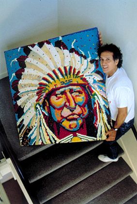 Artist Peter Rocha His Portrait Indian Editorial Stock Photo - Stock ...