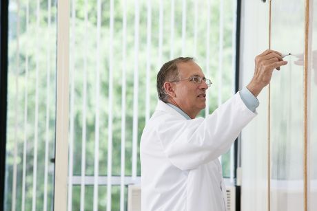 Model Released Professor Whiteboard During Lecture Editorial Stock ...
