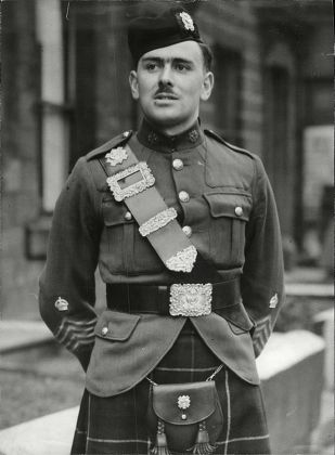 Donald Shaw Ramsay 19191998 Scottish Bagpiper Editorial Stock Photo ...