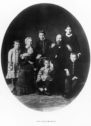 Ulyanov Family Simbirsk 1879 Seated Lenins Editorial Stock Photo ...
