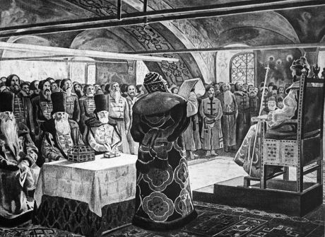 Meeting Zemstvo Council Zemsky Sobor 1649 Editorial Stock Photo - Stock ...