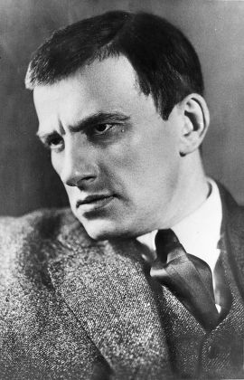 Vladimir Mayakovsky 18931930 Soviet Poet Playwright Editorial Stock ...