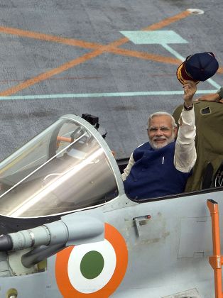 Indian Prime Minister Narendra Modi Waves Editorial Stock Photo - Stock ...