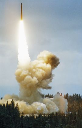 Test Launch Silobased Missile Topolm Rt2utth Editorial Stock Photo ...