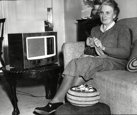 Mrs Edwards Mother Jimmy Edwards Sits Editorial Stock Photo - Stock ...