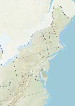 Relief Map State Delaware Northeastern United Editorial Stock Photo ...
