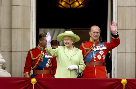 Queen Elizabeth Ii Prince Philip Waving Editorial Stock Photo - Stock ...