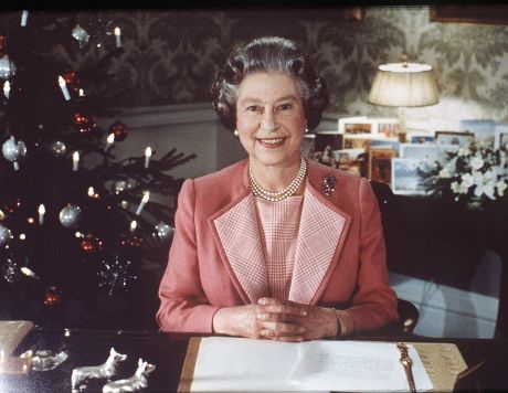 Queen Elizabeth Ii Christmas Message 1989 Editorial Stock Photo - Stock ...