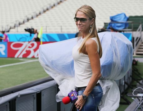 Mexican Tv Reporter Ines Sainz Working Editorial Stock Photo - Stock ...
