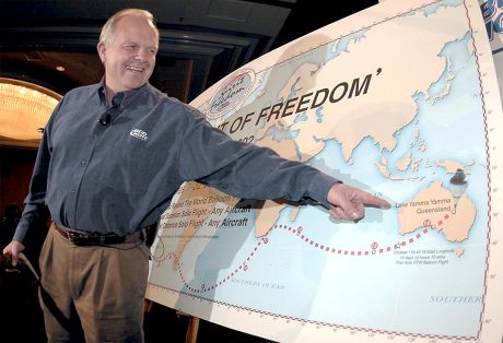 __COUNT__ STEVE FOSSETT AROUND THE WORLD SOLO FLIGHT IN AN AIR BALLOON ...