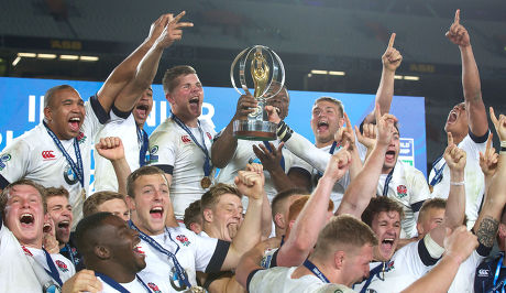 England Celebrate Victory Irb Junior World Editorial Stock Photo ...