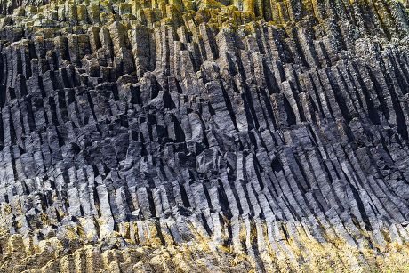 Columnar Basalt Formations On Island Staffa Editorial Stock Photo ...