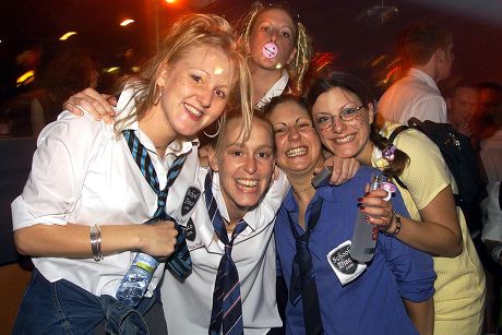 'SCHOOL DISCO' AT THE PO NA NA NIGHTCLUB IN HAMMERSMITH, LONDON ...