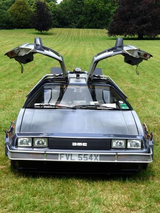 DeLorean Owners Club rally at Kingston Lacey House, Dorset, Britain ...