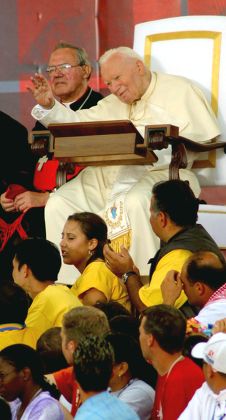 POPE JOHN PAUL II VISITING TORONTO FOR WORLD YOUTH DAY, CANADA - JUL ...
