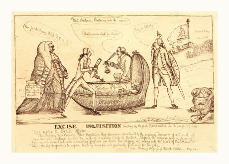 Excise Inquisition Erecting By English Slaves Editorial Stock Photo ...