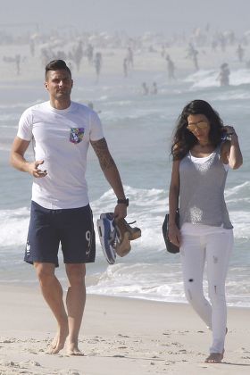 Olivier Giroud His Wife Jennifer Giroud Editorial Stock Photo - Stock ...