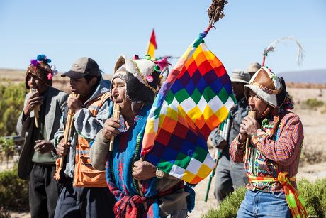 Local Villagers Celebrate Their Quinoa Harvest Editorial Stock Photo ...