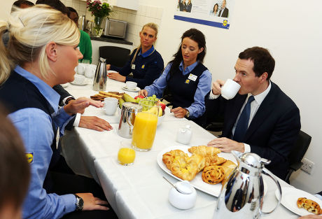George Osborne Visits Lidl Store Chessington Editorial Stock Photo ...