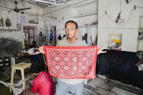 Patola Saris Only Made By One Editorial Stock Photo - Stock Image ...