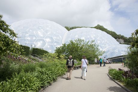 Eden Project One Cornwalls Main Visitor Editorial Stock Photo - Stock ...