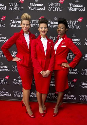 Naomie Harris Virgin Atlantic Stewardesses Editorial Stock Photo ...