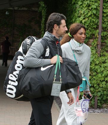 Serena Williams Boyfriend Patrick Mouratoglou Wimbledon Editorial Stock ...