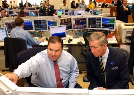 2 British on the trading floors at the opening the new european hq of ...