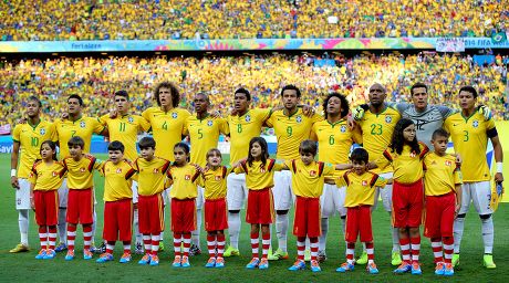 Brazil v Colombia, 2014 FIFA World Cup football match, Quarter Final ...