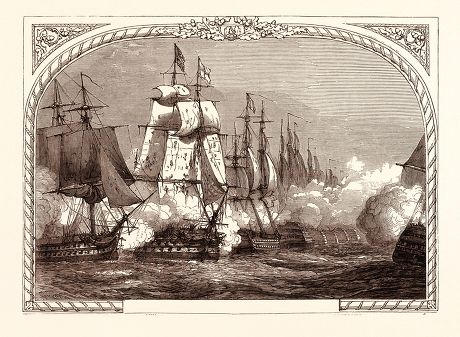 Battle Trafalgar Nelson October 21st 1805 Editorial Stock Photo - Stock ...