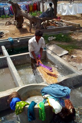 Ghat Traditional Laundry Row Upon Row Editorial Stock Photo - Stock ...
