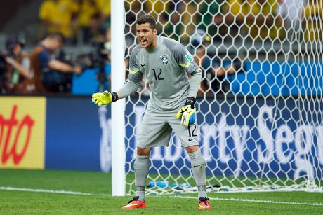 Brazil Goalkeeper Julio Cesar Editorial Stock Photo - Stock Image ...