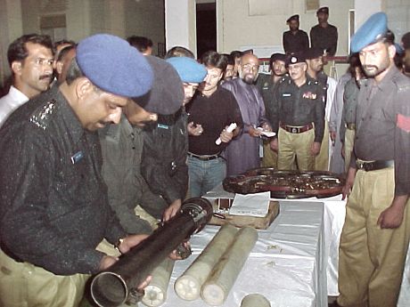 Pakistani Police Showing Anti Tank Rocket Editorial Stock Photo - Stock ...