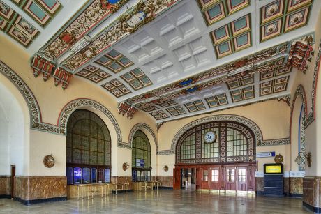 Neoclassicist Concourse Station Istanbul N Side Editorial Stock Photo ...