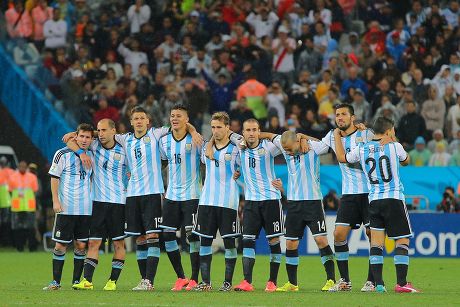Lionel Messi Pablo Zabaleta Martin Demichelis Editorial Stock Photo ...
