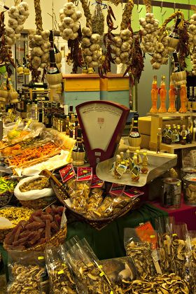 Indoor Food Market Display Florence Italy Editorial Stock Photo - Stock ...