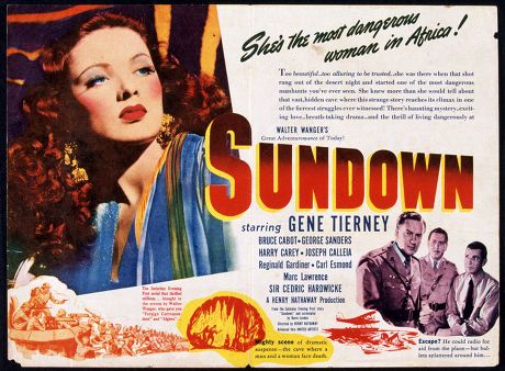 Film Stills Sundown 1941 Henry Hathaway Editorial Stock Photo - Stock ...