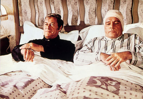 2 Rex harrison *** local caption *** film stills of 'staircase' with ...