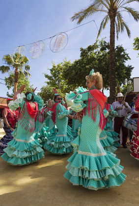 Women Wearing Gypsy Dresses Perform Traditional Editorial Stock Photo ...